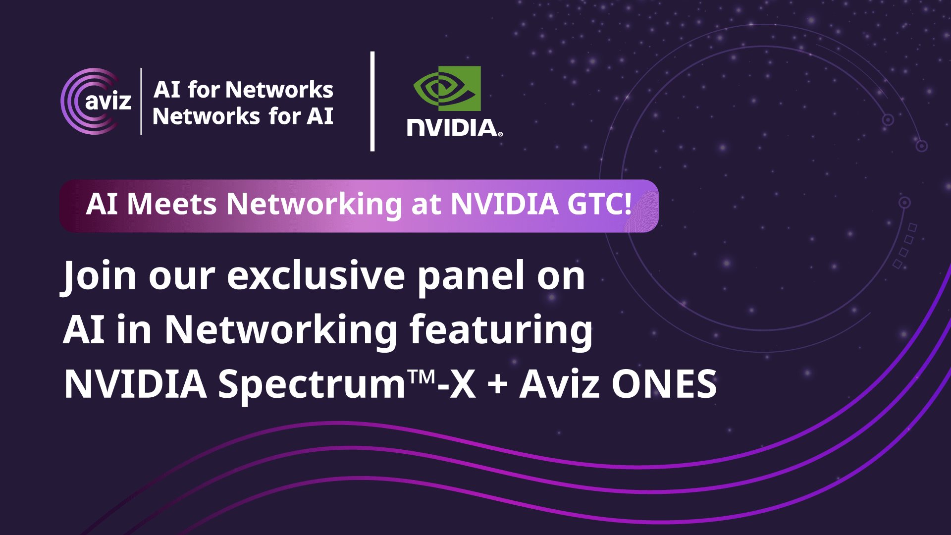 Join Our AI in Networking Panel at NVIDIA GTC | Aviz Networks