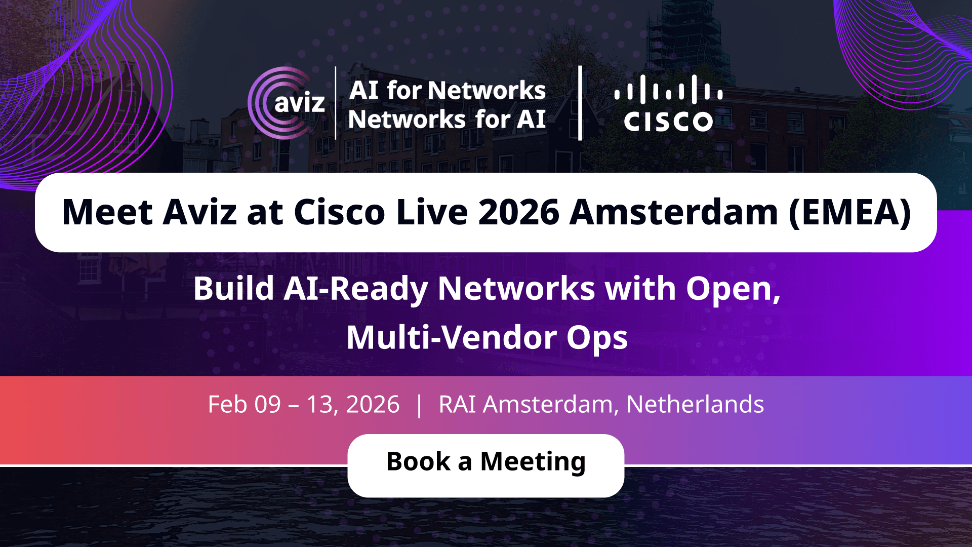 Cisco Live 2026 Amsterdam: Tech Event & Insights | Aviz Networks