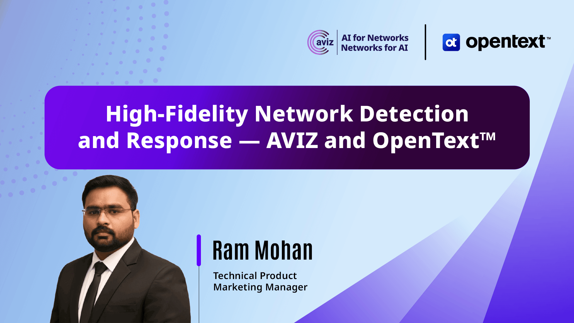 High-Fidelity Network Detection and Response — Aviz and OpenText ...