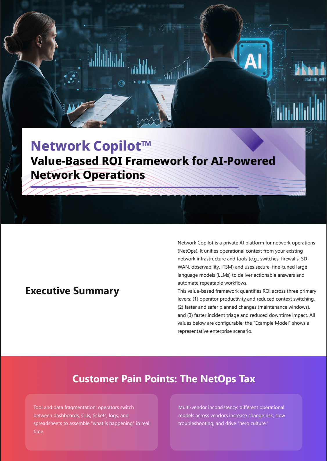 Network Copilot ROI for AI-Powered Operations | Aviz Networks