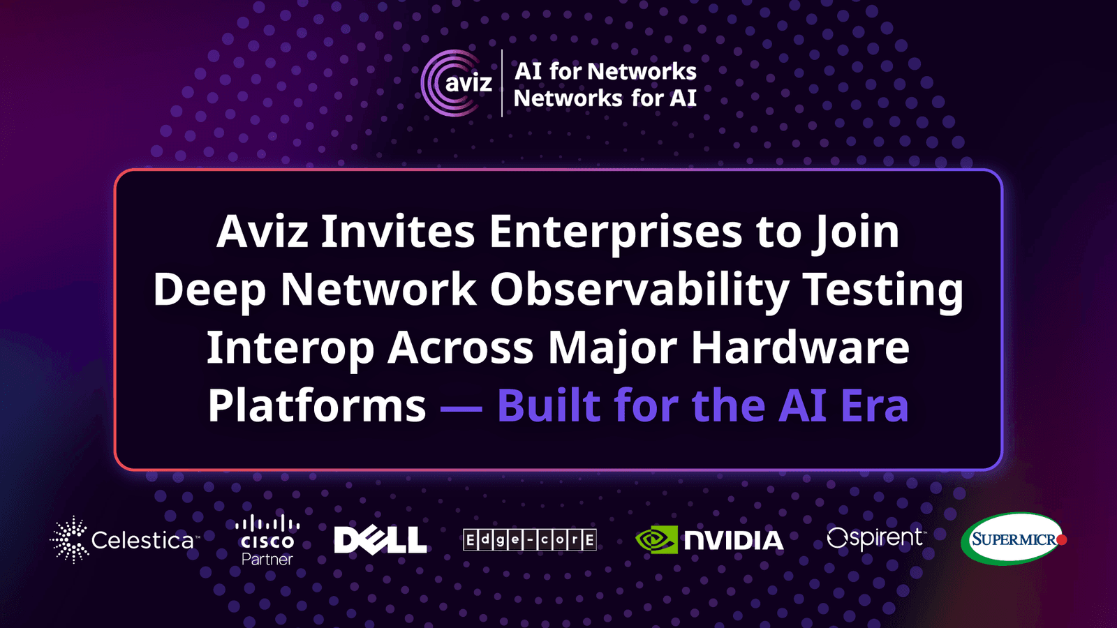 Aviz Deep Network Observability Interop Testing | Aviz Networks