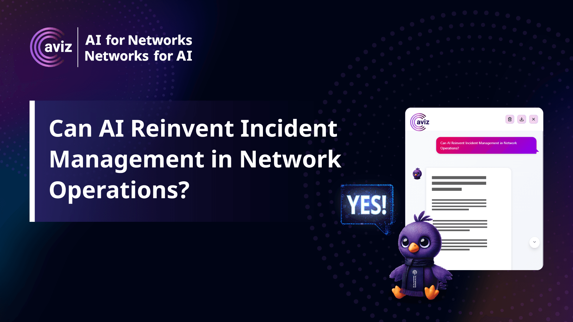 AI-Driven Incident Management in Network Copilot | Aviz Networks